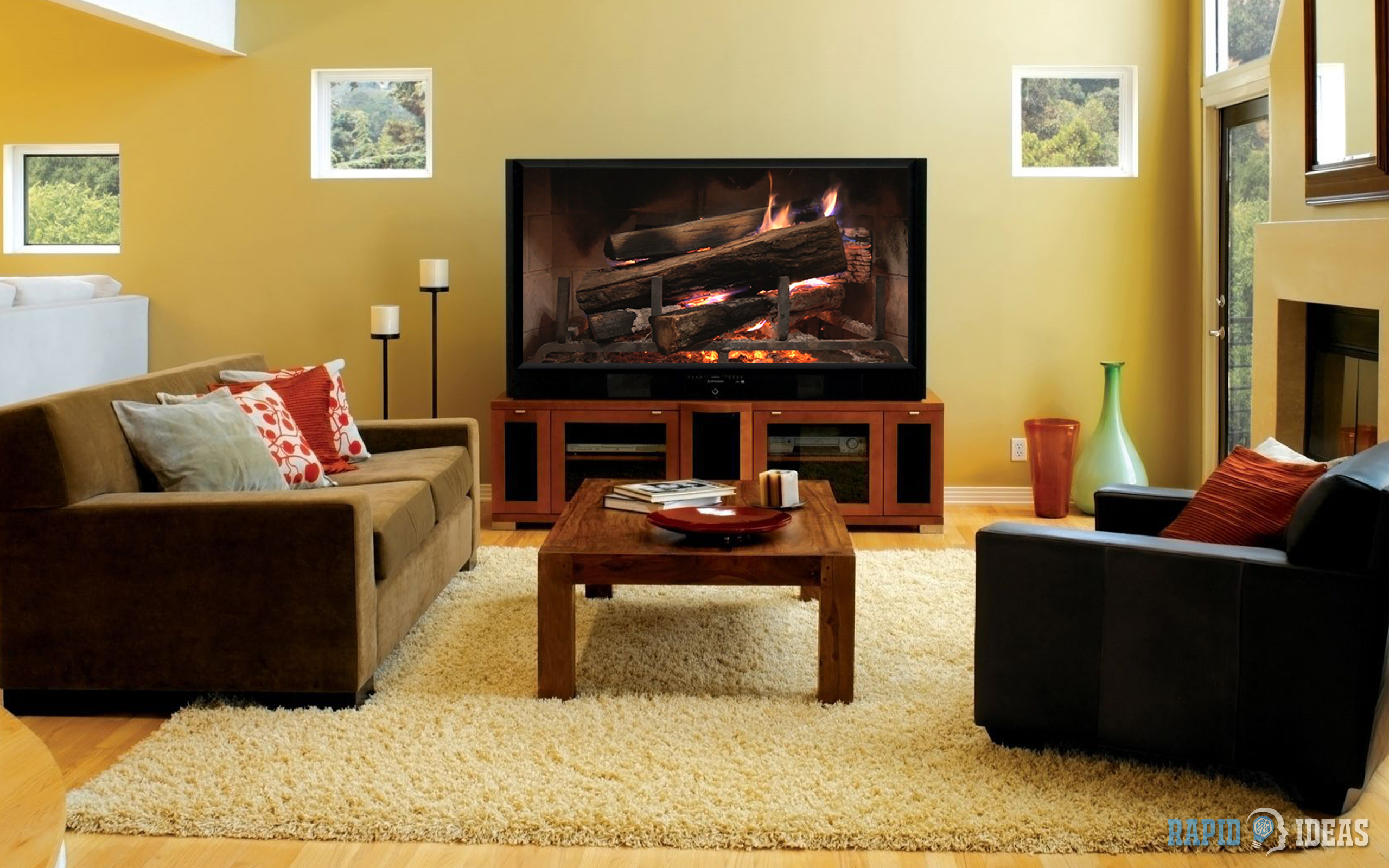 Amazon.com: FREE Calm Fireplace HD - Enjoy the winter with beautiful ...