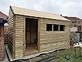 Amazon.com : 2x4basics 90192MI Custom Shed Kit with Peak Roof : Storage ...