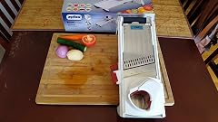 Amazon.com: ZYLISS Easy Slice Mandolin: Mandoline Slicer Folding ...