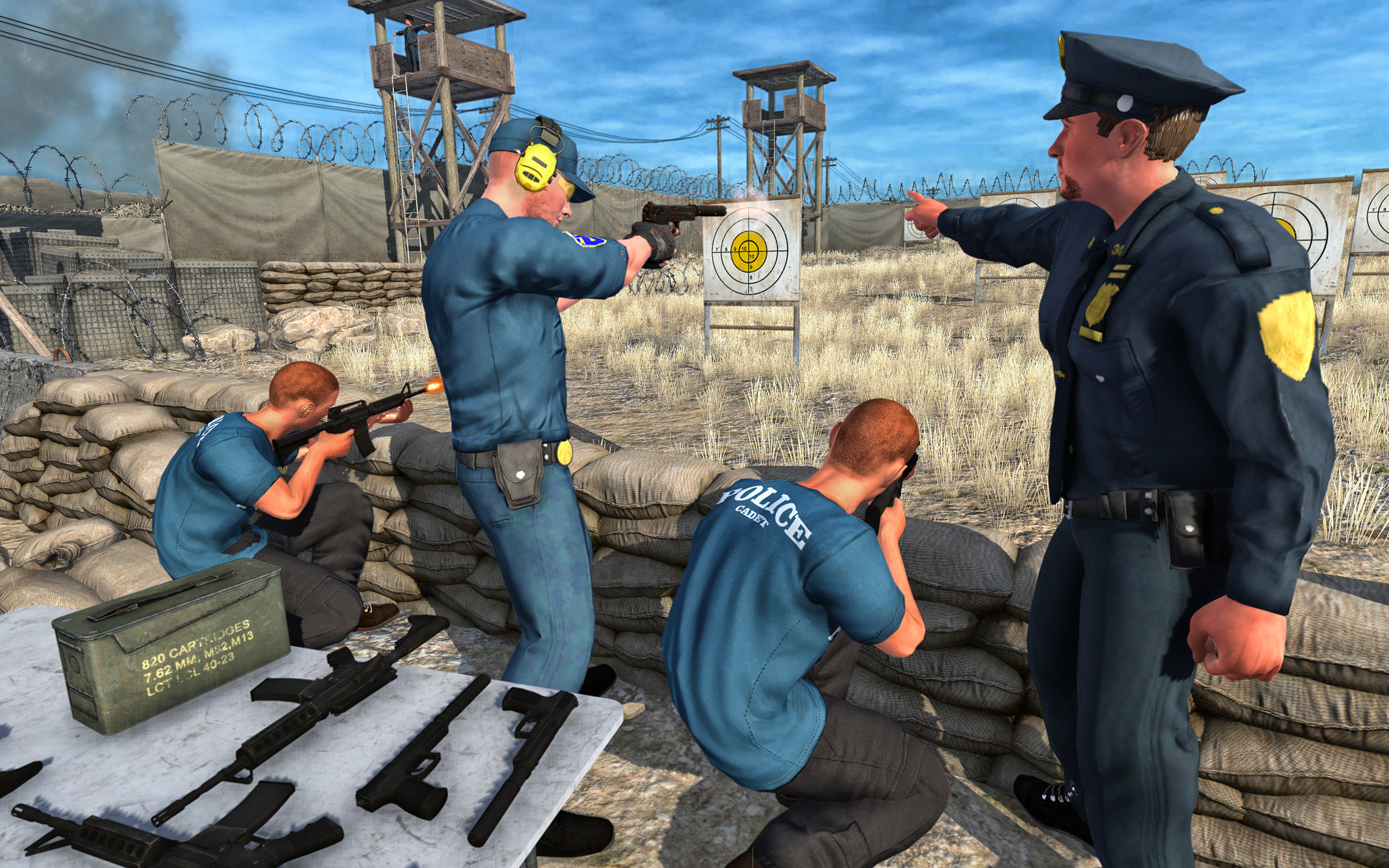 US Police War Training School Rules Of Survival Academy Game 3D: Cops ...