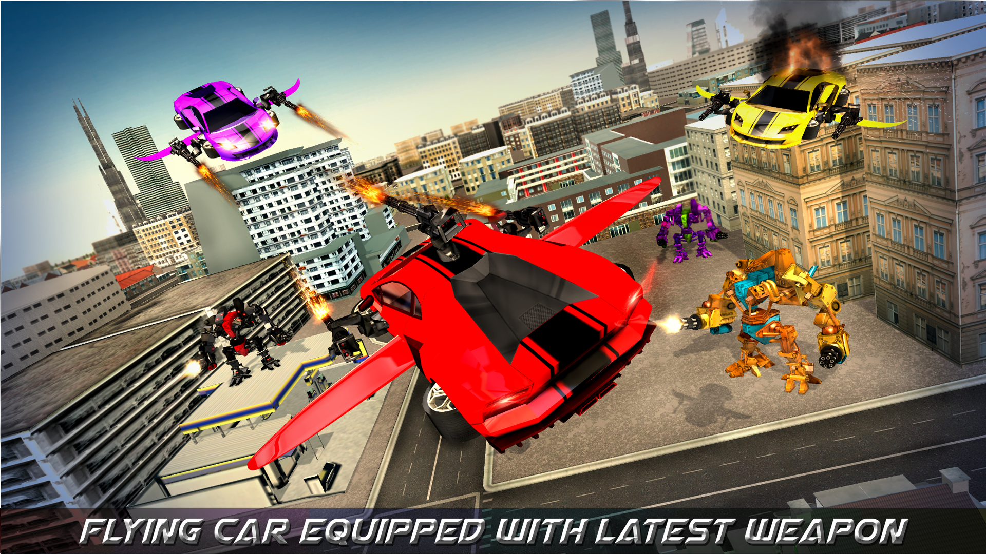 Flying Robot Car - Robot Transformation Game:Amazon.co.uk:Appstore for ...