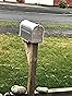 Relaxdays American-Style Letterbox, Aluminium, Original US Mailbox ...