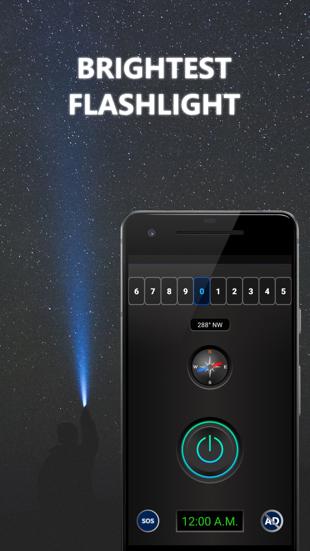 Bright Flashlight-High Power Multi LED Torch light:Amazon.com:Appstore ...