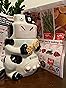 Amazon.com: Pacific Giftware Ceramic Cow Cookie Jar Black/White, 10 ...