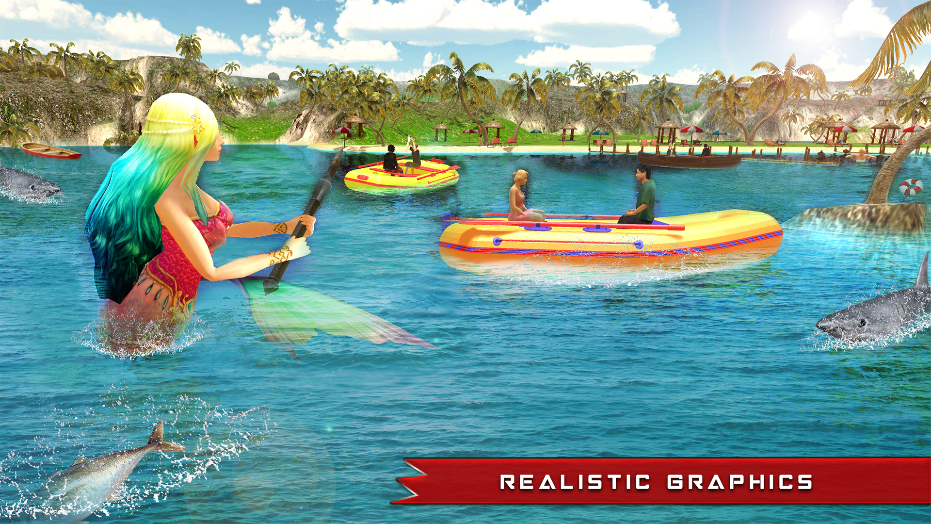 Mermaid Simulator 3D - Sea Animal Attack Games:Amazon.fr:Appstore for ...