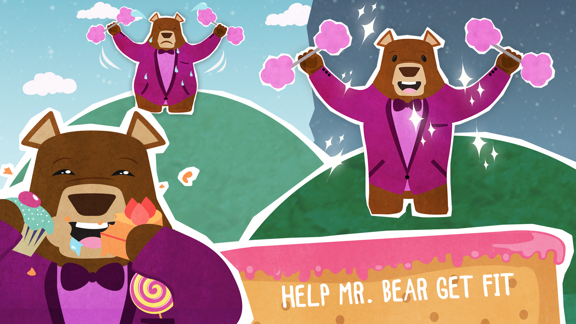 Amazon.com: Mr. Bear Candy World - Join the Sweet Candy Fun, Ice ...