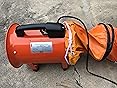OrangeA Utility Blower Fan, 8 Inches, 230W 882 CFM High Velocity ...