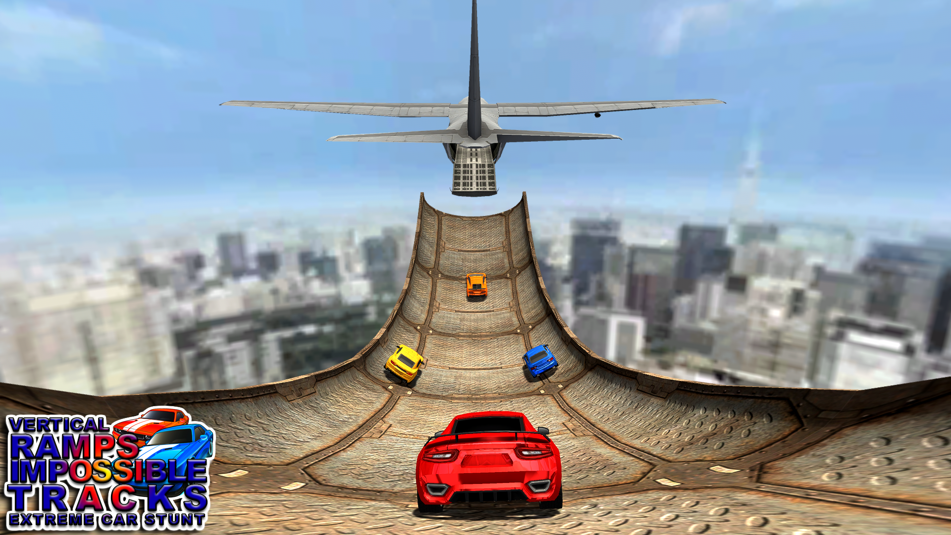 Amazon.com: Vertical Ramps Impossible Tracks Extreme Car Stunt ...