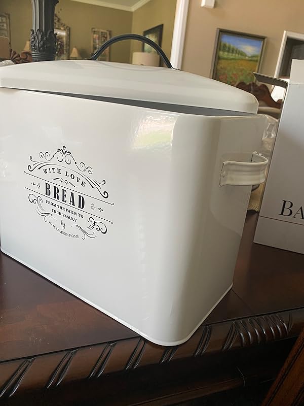 Provence Large Farmhouse Bread Box - Baie Maison