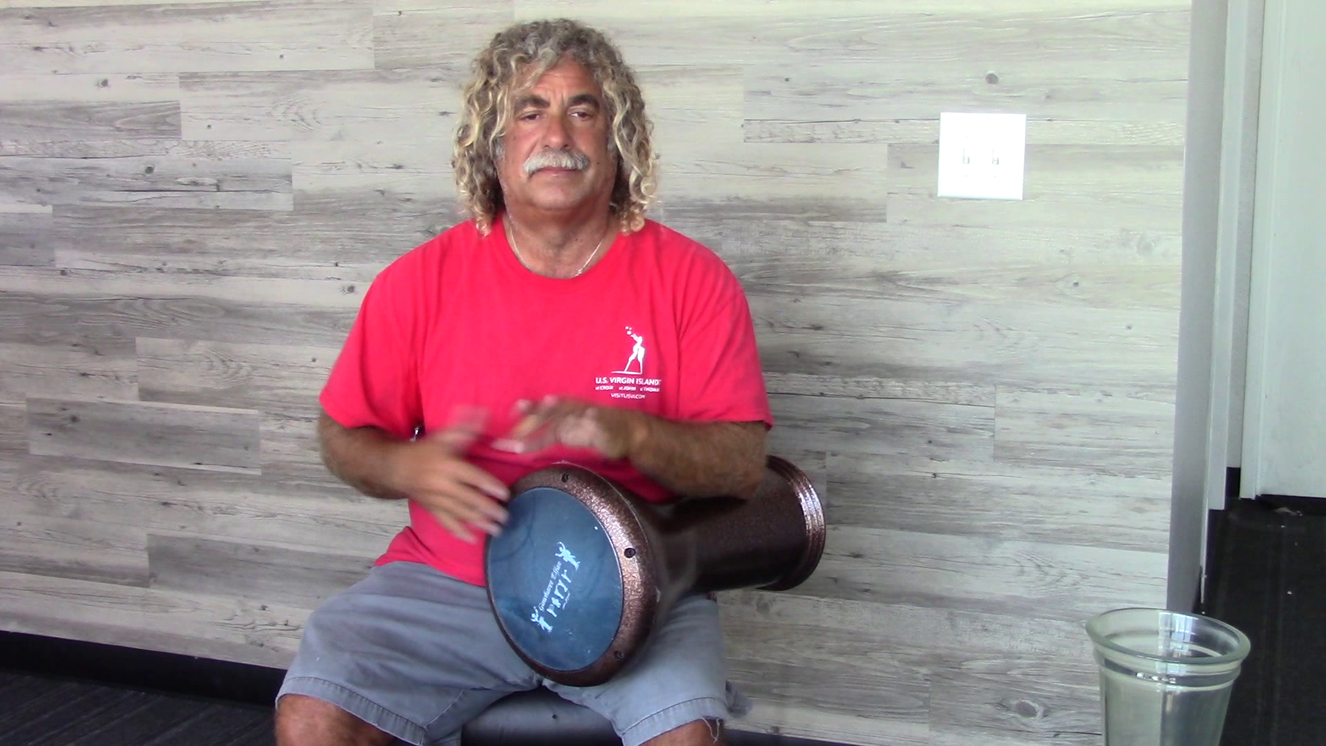 Watch 17" Percussion"Gawharet El" Fan Pro Metal Darbuka Drum - Product ...