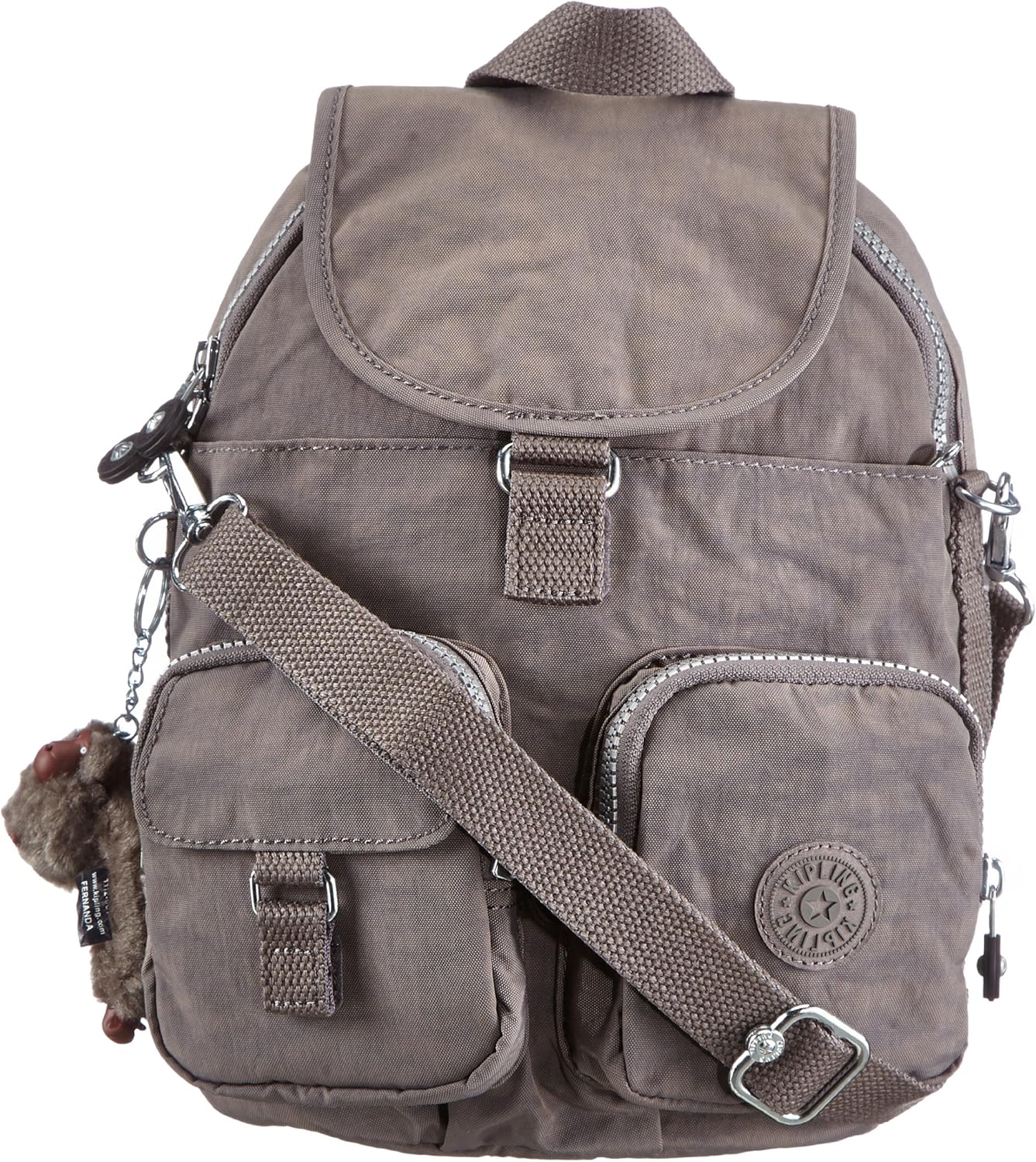 Kipling FIREFLY N, Borsa a zainetto donna, Grigio (Grau (Celo Grey ...