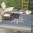 Amazon.com: LR Home Ox Bay Seamas Nautical Knot Indoor Outdoor Rug ...