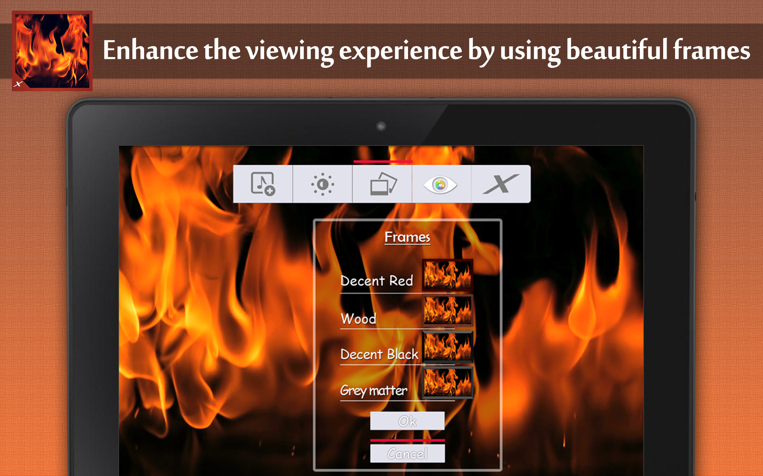 Virtual Flames - Slow Motion Fireplace:Amazon.co.uk:Appstore for Android