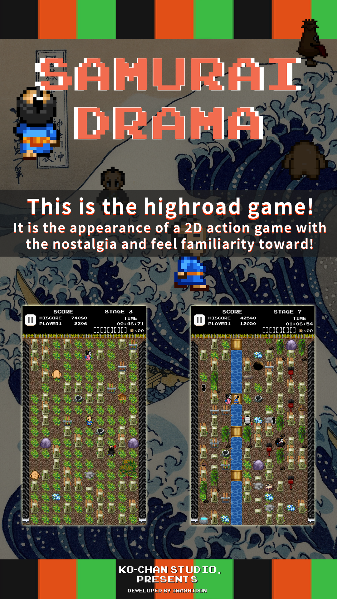 Samurai Drama(Pixel art game):Amazon.co.uk:Appstore for Android