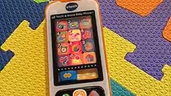 Amazon.com: VTech Touch and Swipe Baby Phone, Orange, 6 months - 3 ...