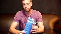 Amazon.com: ZOADLE Collapsible Water Bottles - 1 Litre (35 oz), Leak ...