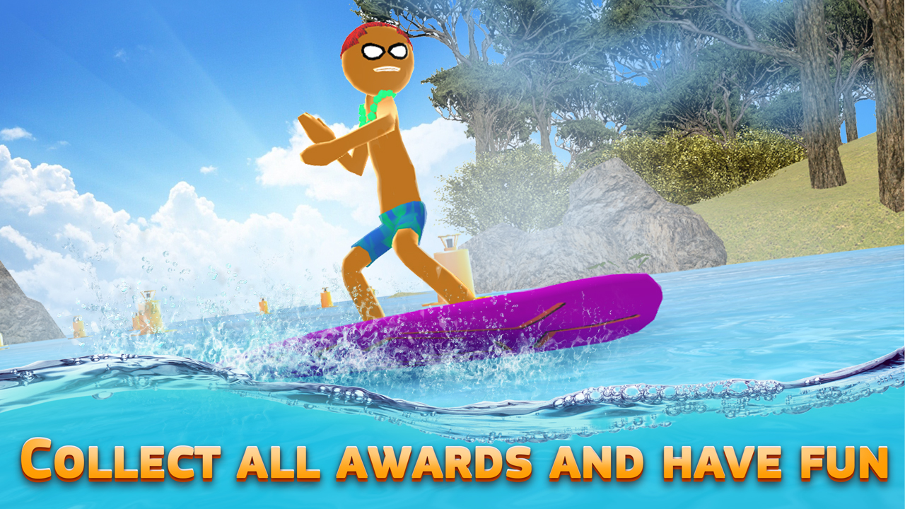 Stickman Summer Water Sailing Sports Racing: Top Wave Extreme ...