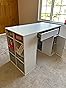 Amazon.com: South Shore Crea Counter-Height Craft Table with ...
