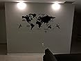 Amazon.com: 3D Wall Stickers - DIY World Map Wall Decal Sticker Murals ...