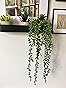 Artificial Hanging Succulent Plants – 2 Pack Faux String of Pearls ...