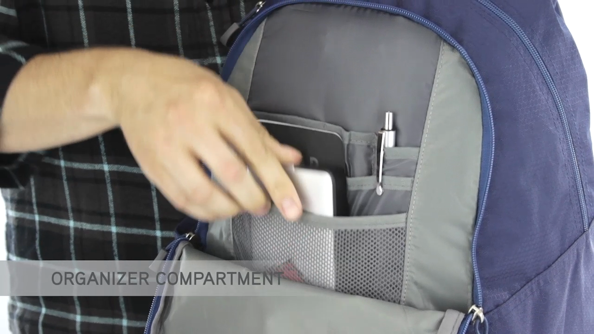 High Sierra Curve Backpack Inside View