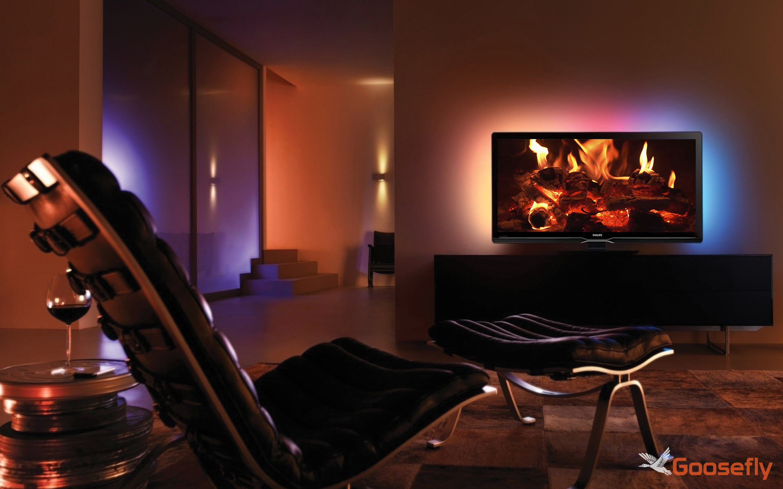 Amazon.com: Curly Wood Fireplace FREE - Enjoy the peaceful ambiance on ...