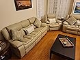 Amazon.com: Familymill Breathable Leather Manual Reclining Sofa Sets ...