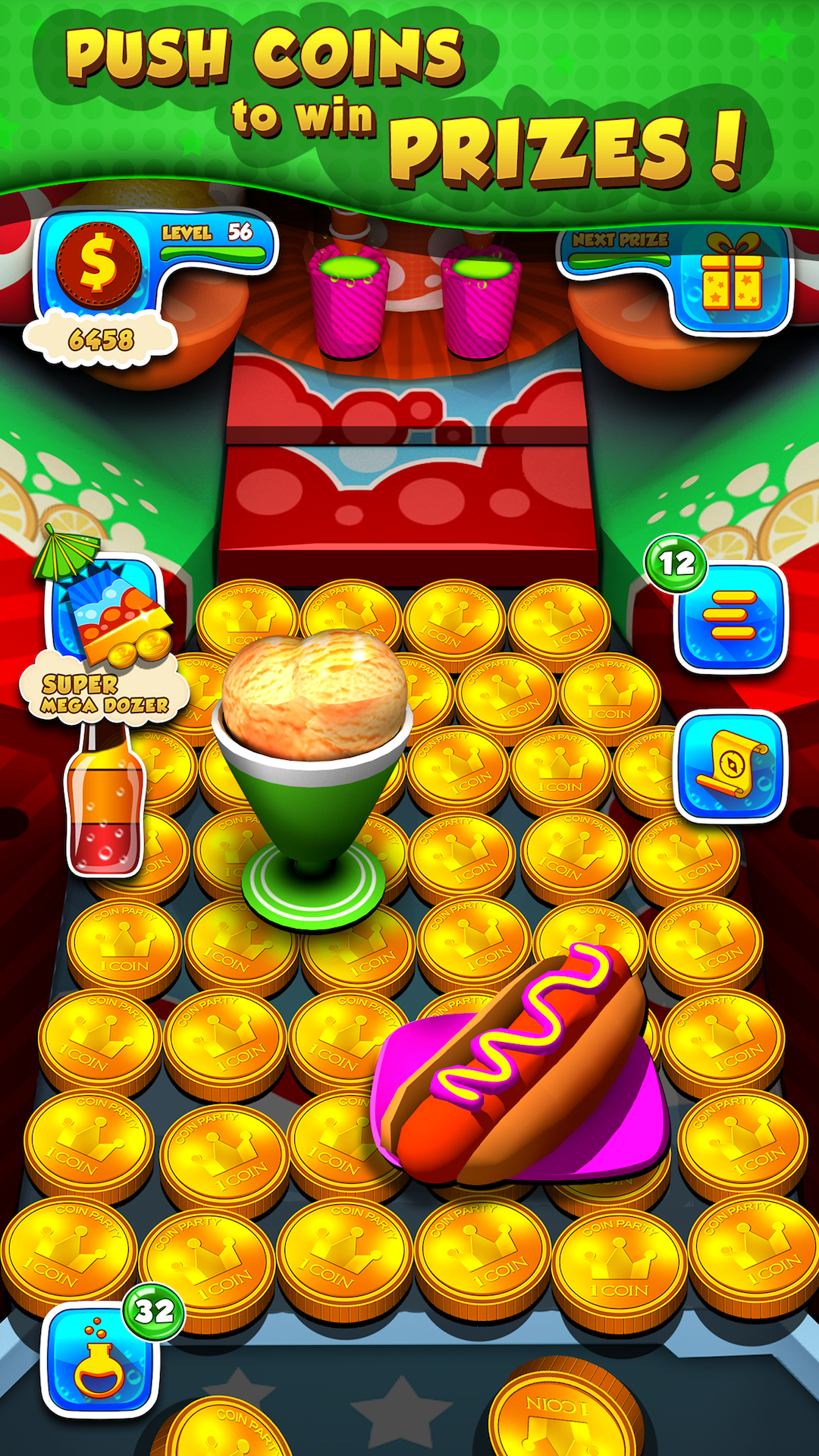 Coin Party: Pizza & Soda Dozer:Amazon.co.uk:Appstore for Android