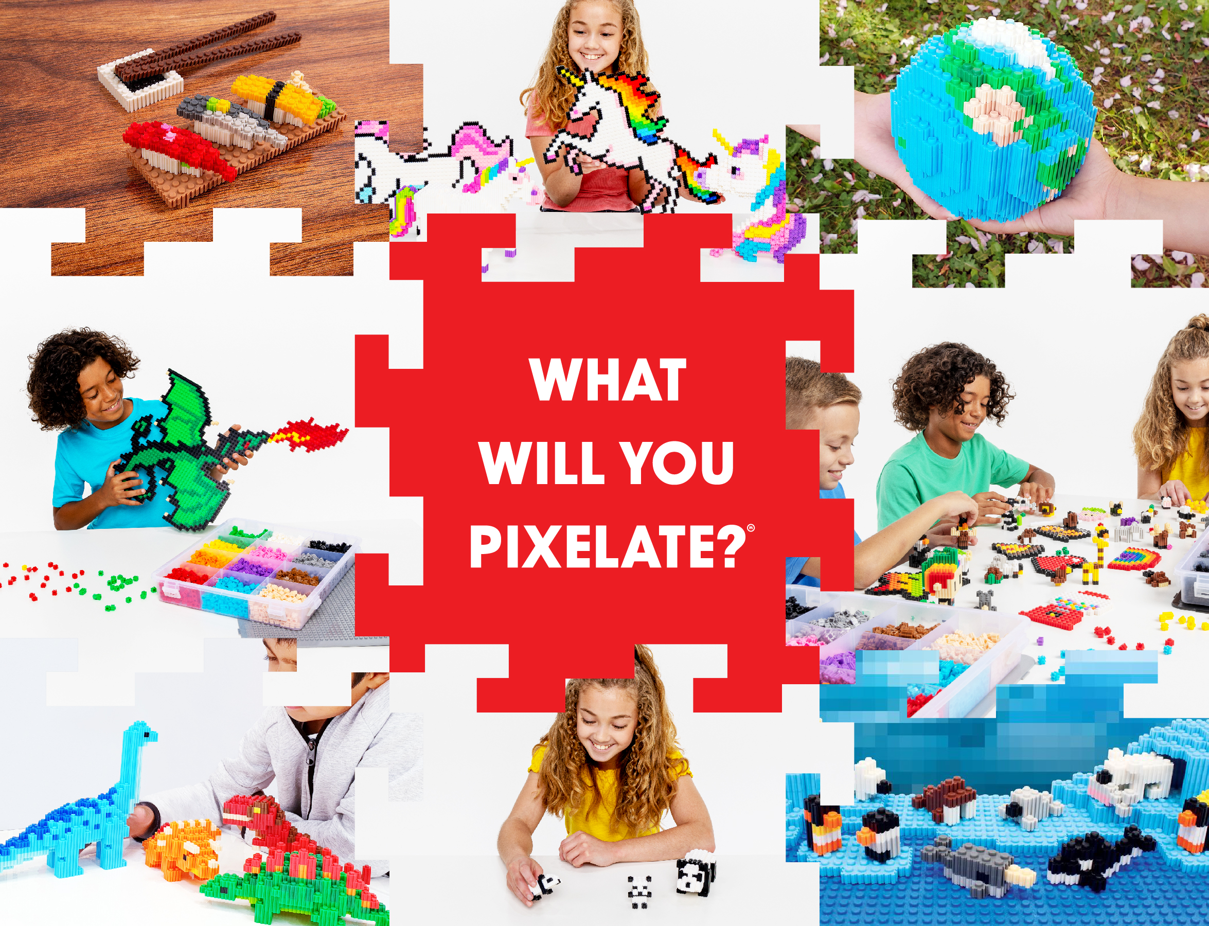 Mua Pix Brix Pixel Art kit Puzzle Bricks - 1500 Piece Pixel Art ...