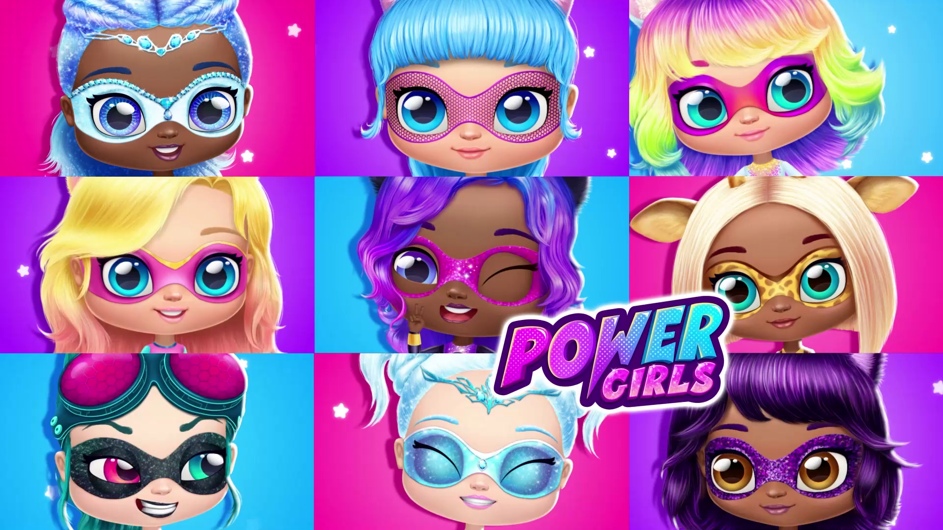 Power Girls - Fantastic Heroes - Superhero girls collection & cute mini ...