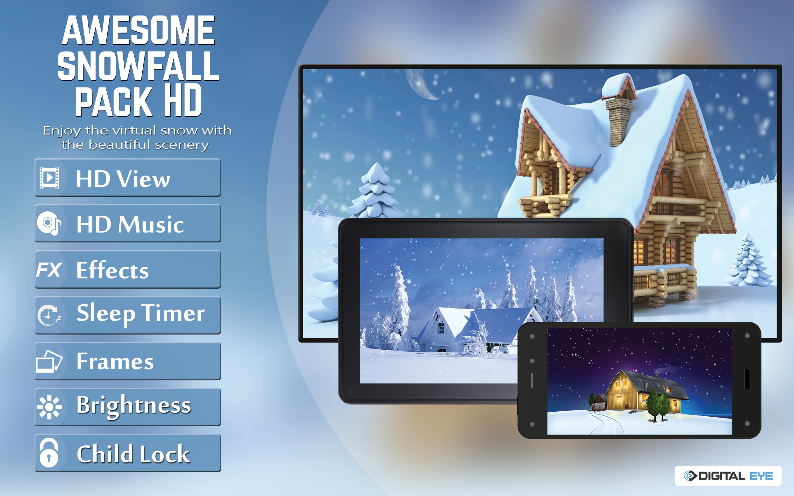 Awesome Snowfall Pack - Wallpaper & Themes:Amazon.com:Appstore for Android