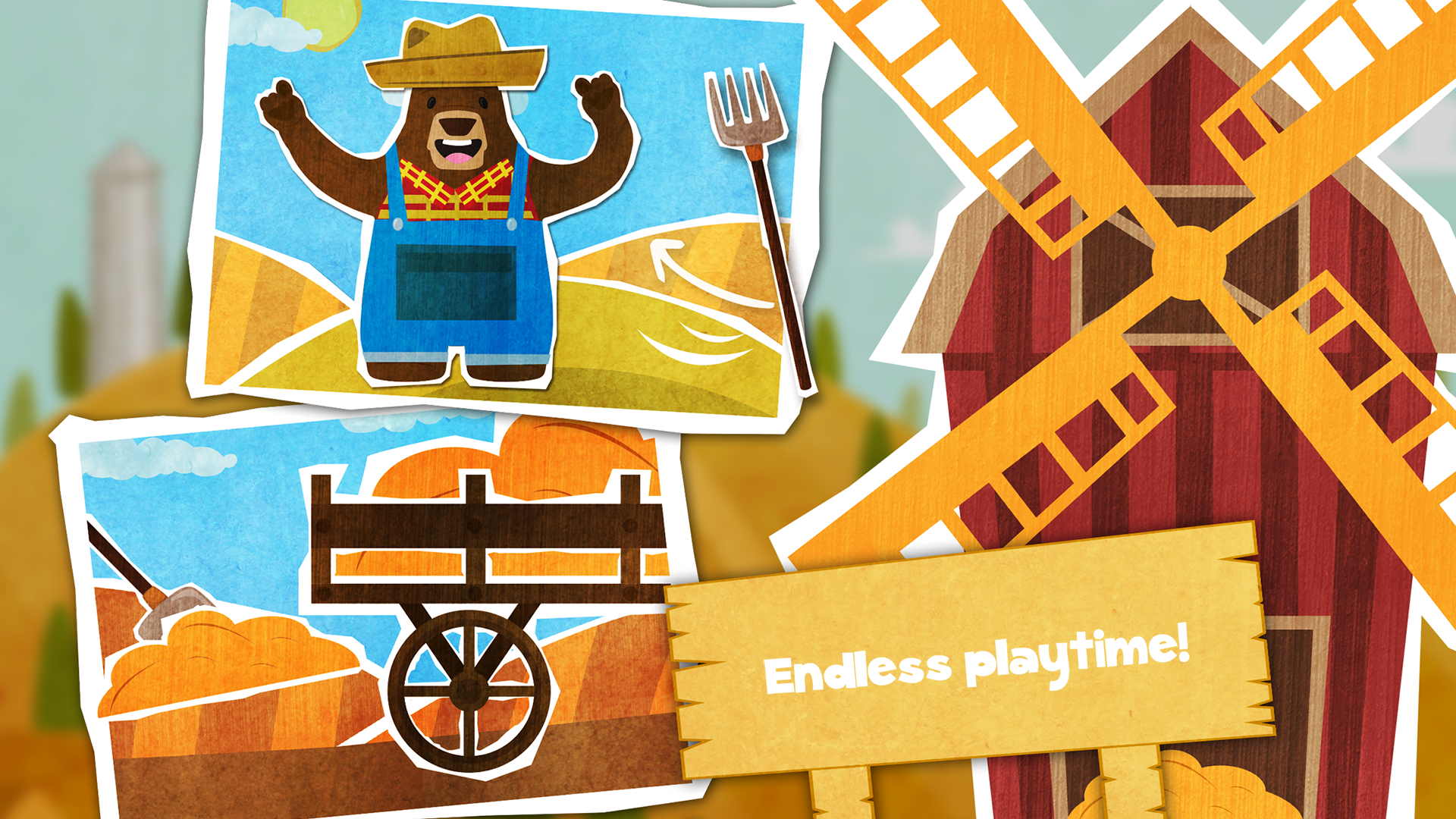 Mr. Bear on the Farm - Have fun with Mr. Bear and his animal friends on ...