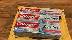 Amazon.com: Colgate Whitening Toothpaste for Sensitive Teeth, Enamel ...