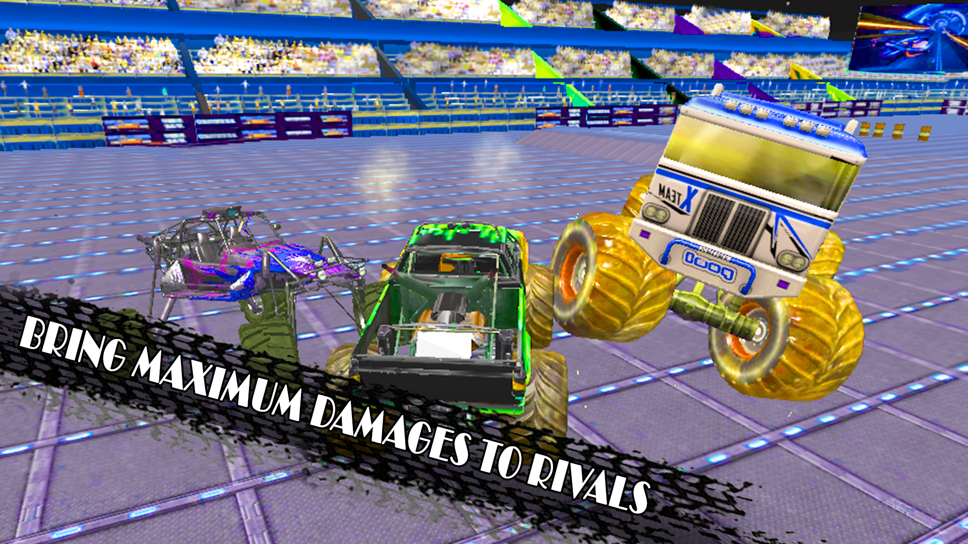 Démolition Monster Truck Derby Car Crash Stunt Destruction Simulator ...