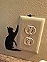 Amazon.com: Funcoo Wall Sticker, 8 pcs Cute Cat Design Light Switch ...