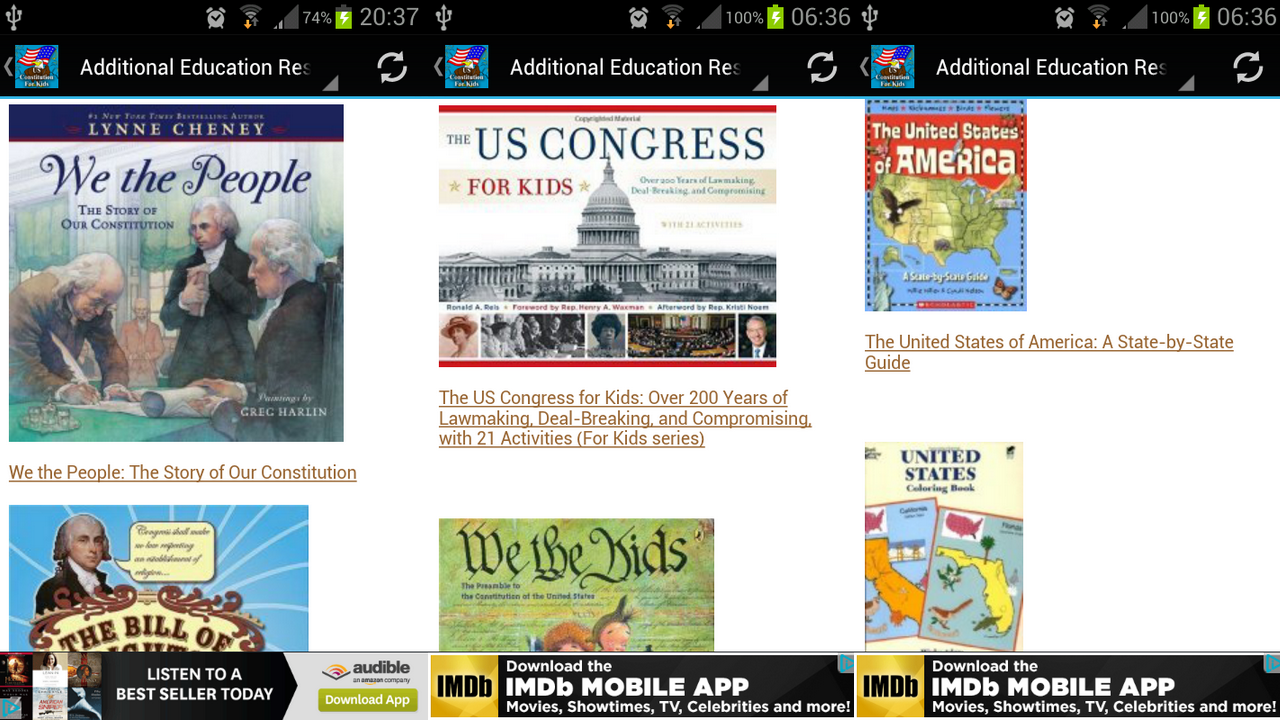 Amazon.com: US Constitution for Kids: Appstore for Android