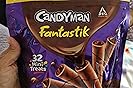 Candyman Fantastik Mini Treats, Choco Wafer Rolls, Chocolate, 200g ...