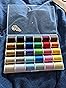 Amazon.com: LEONIS 30 Color Set of Polyester All-Purpose Sewing Threads ...