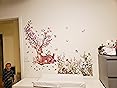 Amazon.com: Flower Clusters Wall Decals Removable Wall Stickers DIY ...