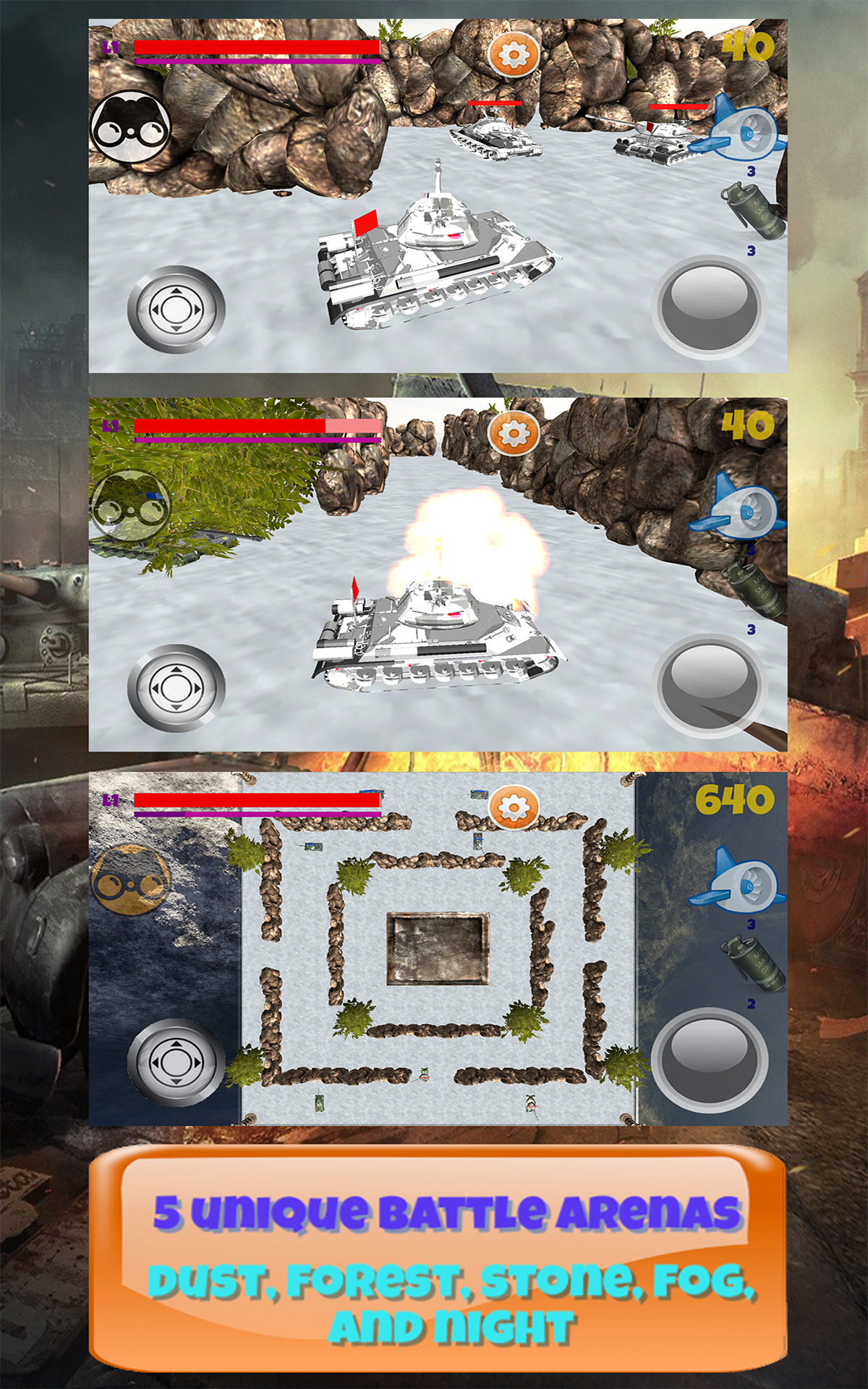 Tank Battle Blitz: 3D multiplayer warfare shooting: Amazon.ca: Appstore ...