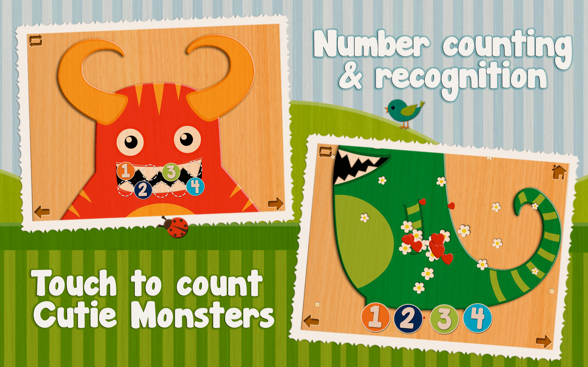 Cutie Monsters - Count to Ten:Amazon.fr:Appstore for Android