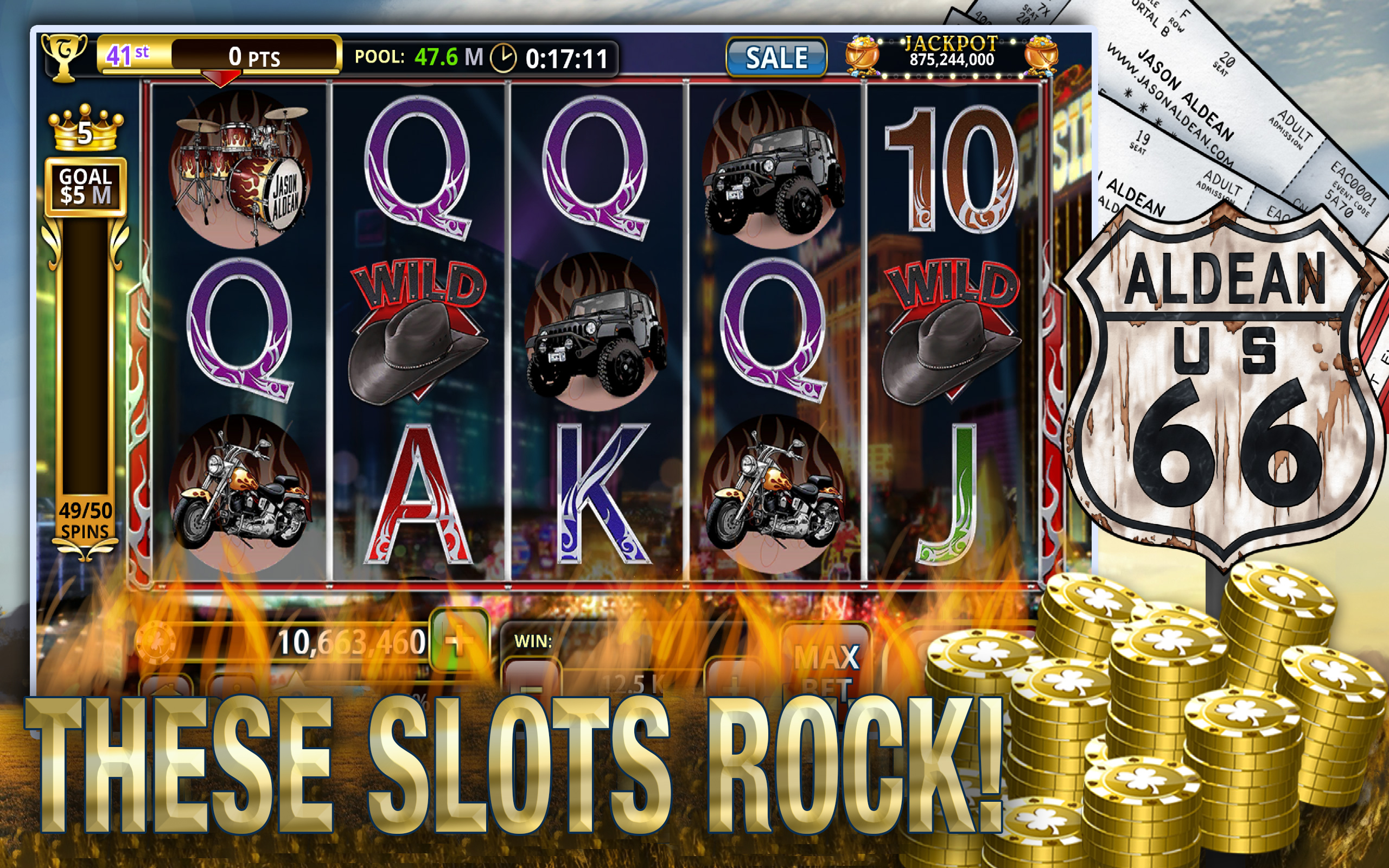 JASON ALDEAN SLOTS: Free Slot Machine Games!:Amazon.com:Appstore for ...