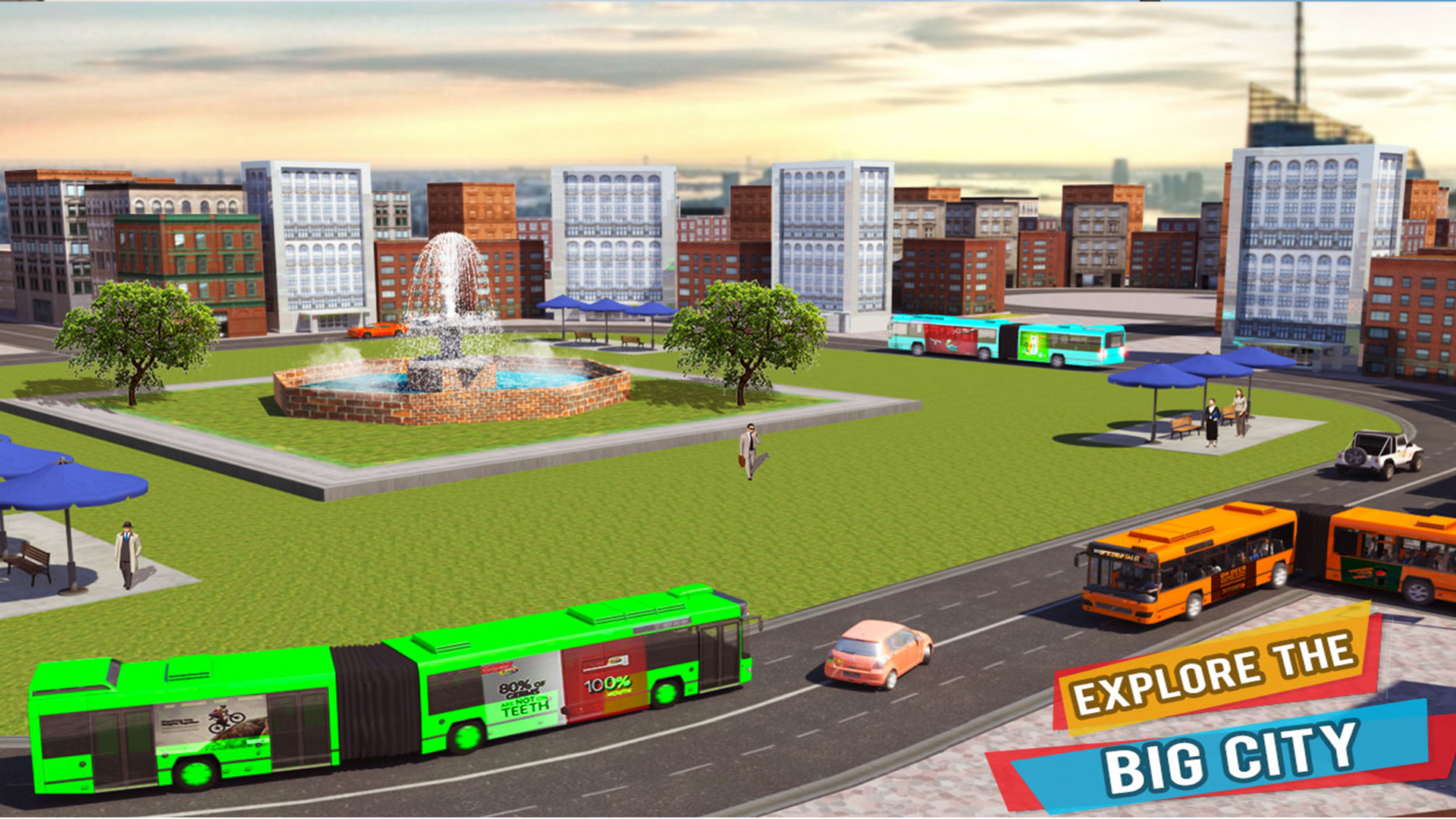 Smart Coach Bus Driving School Simulator Game: Metro City USA Bus ...