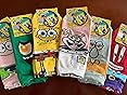 Amazon.com: Spongebob Cartoon Licensed Low Cut Women Socks 6 Pairs ...