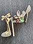 Amazon.com: High Heels Shoes Shape Brooch Pin for Women Brides Created ...