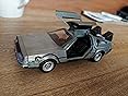 Amazon.com: Jada Toys Back to The Future Time Machine 1:32 Die-cast Car ...