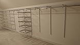 Amazon.com: Rubbermaid FastTrack Closet Kit, White, 6-10 Ft., Wire ...