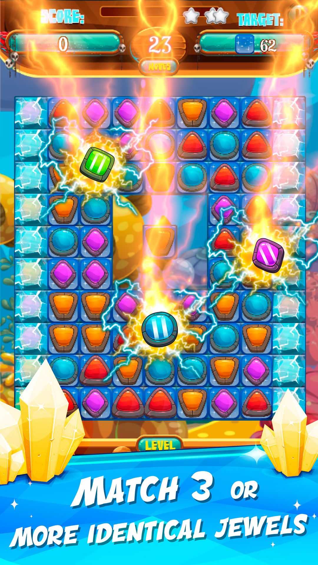 Perl Crush - Pop Fun Soda Candies Match 3 Puzzle Game:Amazon.es ...