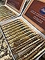 Amazon.com : Custom Gold Chocolate Cigars in a Fancy cigar Box of 24 ...