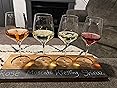 Amazon.com: Twine Wine Flight Set, Wine Tasting Board with Slate ...